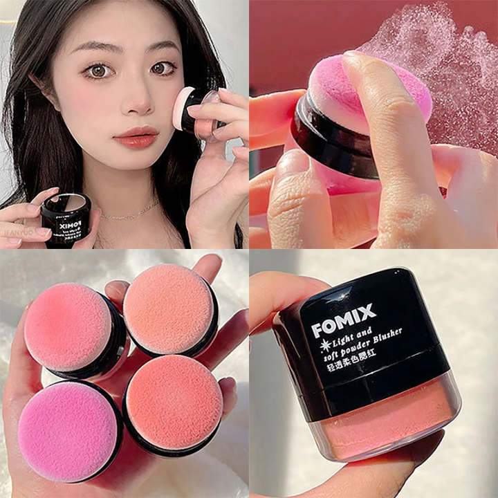 SeaFlaker | FOMIX Mushroom Head Powder Blusher Matte Soft Fog Natural ...