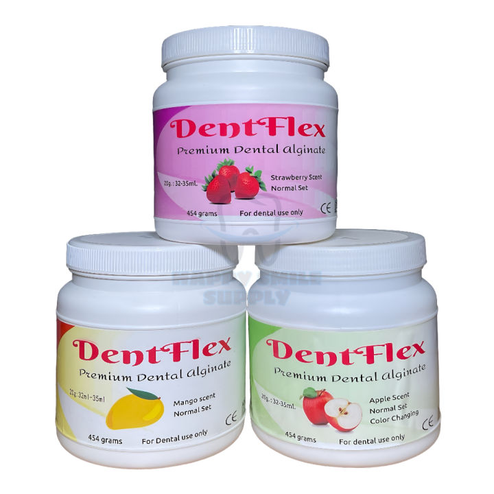 DentFlex Alginate Premium Dental Alginate 454g Impression Material Dent ...