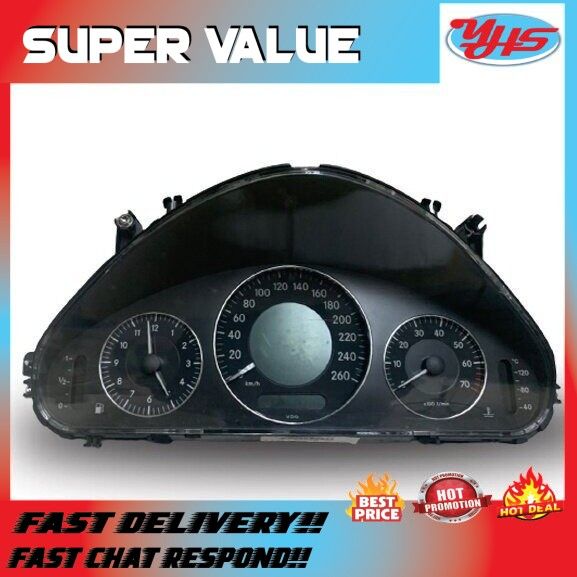 USED ORI MERCEDES BENZ w211 E200 2007-2010 SPEEDOMETER INSTRUMENT ...