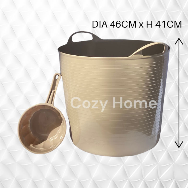 3 in 1 Multi Purpose Large Capacity Round Timba With Basin And Tabo ...