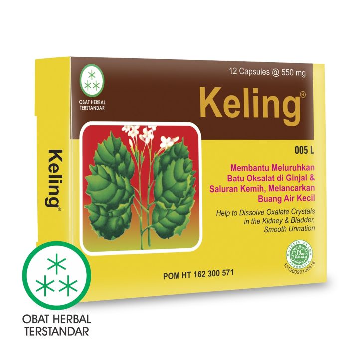 Keling 12 Kapsul Borobudur Obat Batu Ginjal dan Sakit Pinggang Alami ...