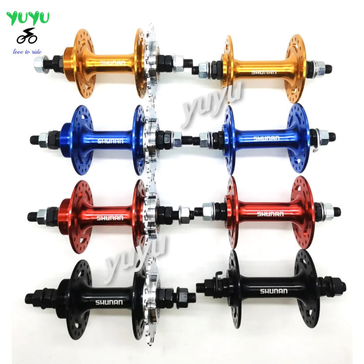 TAIWAN SHUNAN Alloy Hub Front Rear 32 36 Holes 18T Sealed Bearing Hub ...