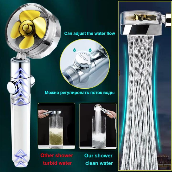 NEW Hand-Held High Pressure Massage Shower Head Water Saving Spray ...