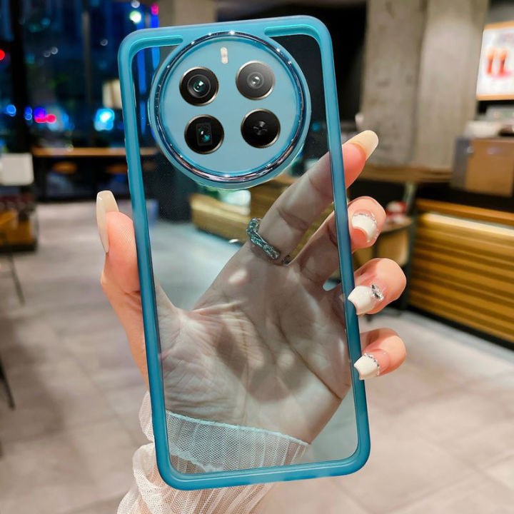 เคสโปร่งใสสำหรับ Realme 12 Pro Plus 12pro 5G Realmi + เคสเคสแบบแฟชั่นใส ...