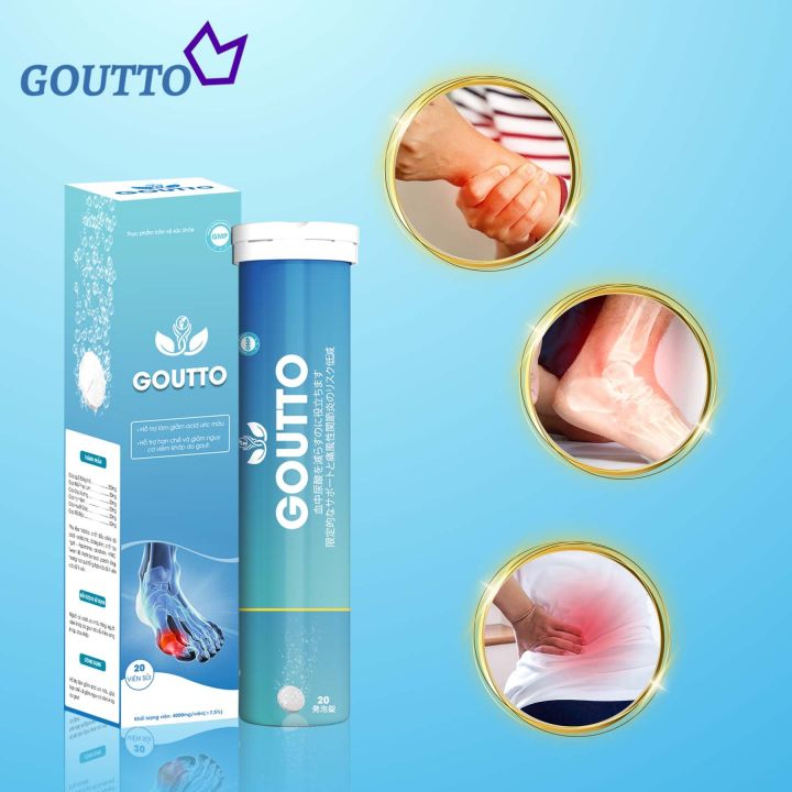 GOUTTO EFFERVESCENT TABLET ( ORIGINAL Japan For Gout Arthritis Uric ...