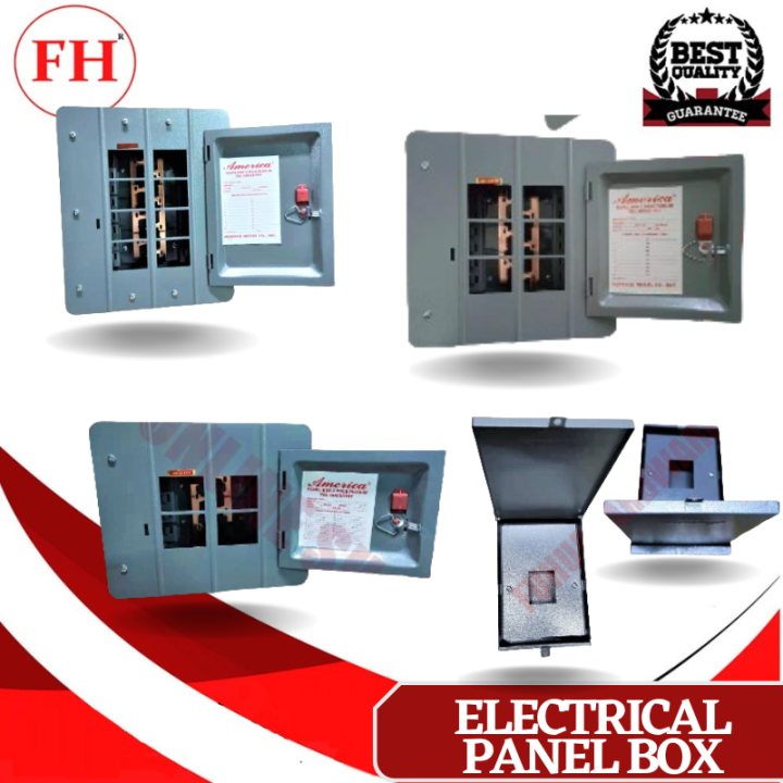 AMERICA® Electrical Panel Box for Circuit Braker Plug-in 2x2 4 holes ...