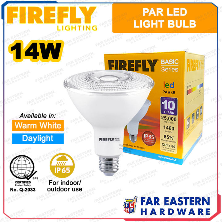 FIREFLY Par LED Light Spotlight Bulb 14W Daylight | Warm White | Lazada PH