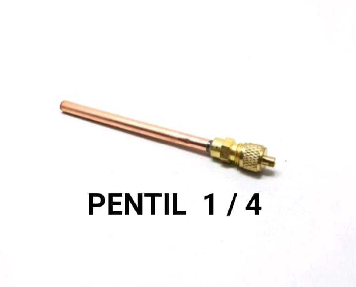[BEST SELLER] Pentil pengisian freon kulkas 1/4 / Nepel pentil AC dan ...