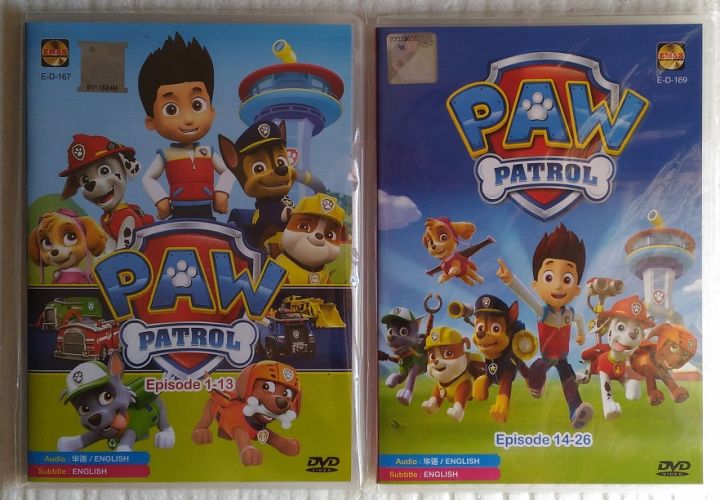 PAW Patrol Season 1 DVD *Chinese/Eng Audio* Kids Cartoon DVD 汪汪队立大功 ...