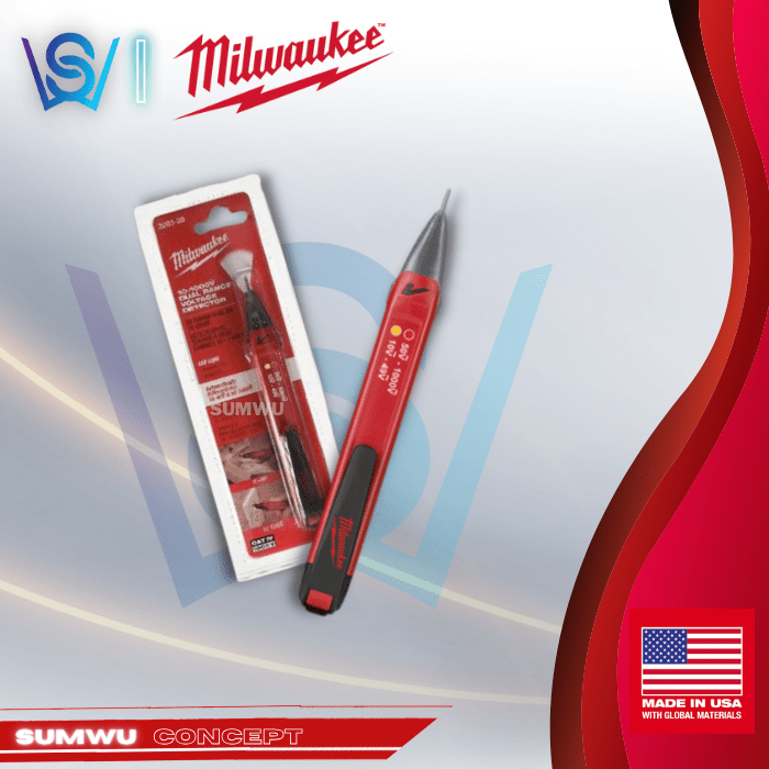 MILWAUKEE DUAL RANGE VOLTAGE DETECTOR 10-1000V / ELECTRIC TESTER (2203 ...