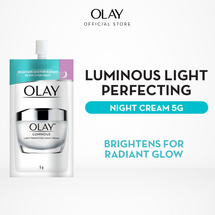 Olay Luminous Light Perfecting Night Cream Skincare 5g | Lazada PH