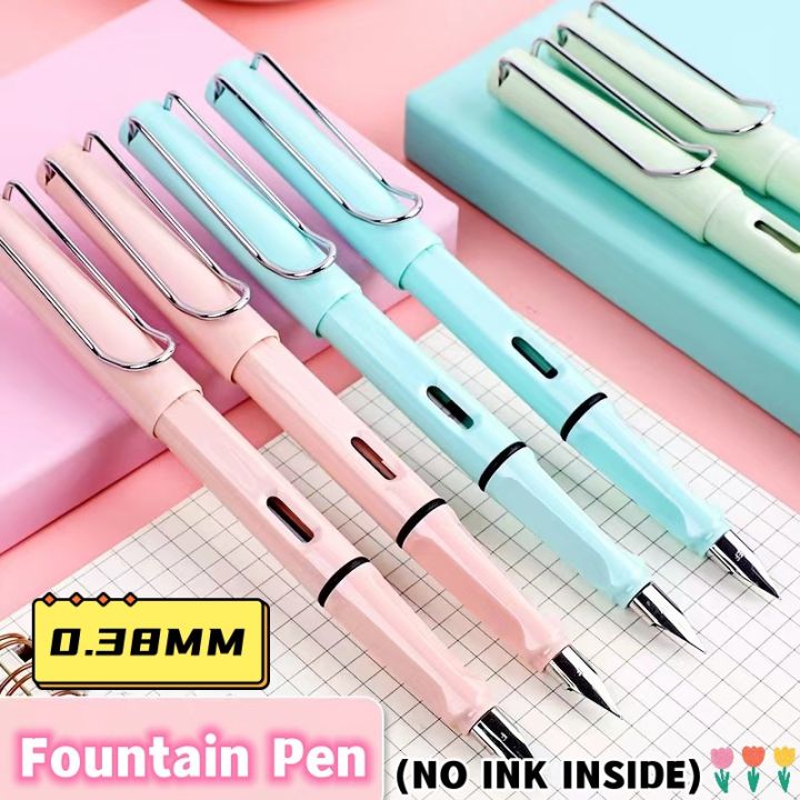 Simple Fountain Pen Replaceable Ink Calligraphy Practice Pen Stationery ...