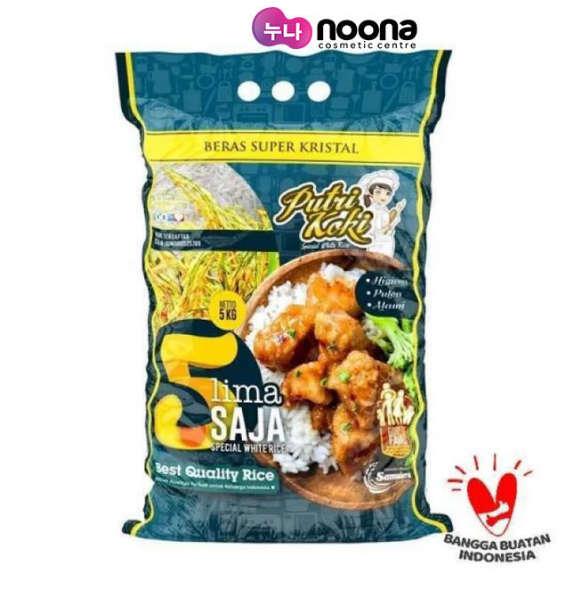 BERAS SUPER KRISTAL PUTRI KOKI 5 LITER | Lazada Indonesia