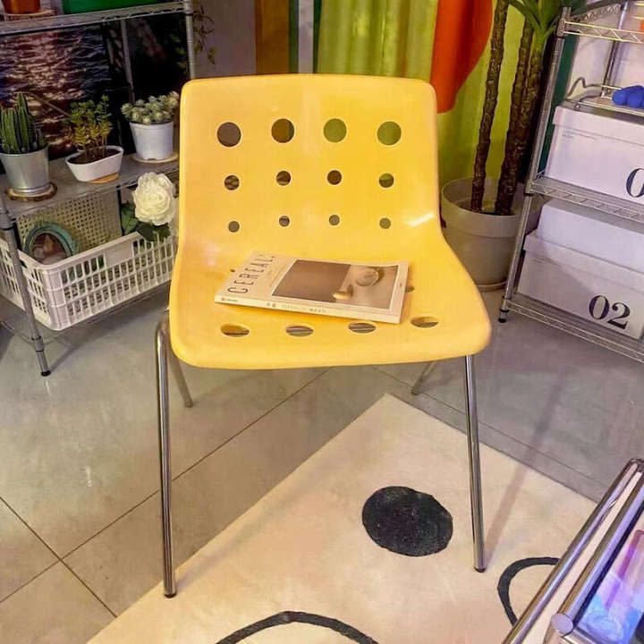 Cheese chair ins internet celebrity restaurant hole chair minimalist ...