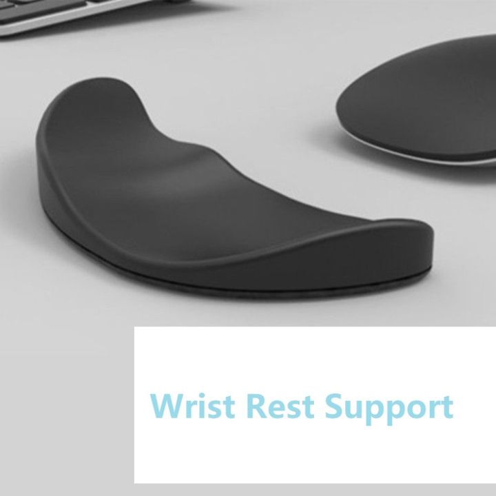 SPT Ergonomic Mouse Pad Silicon Gel Non-slip Streamline Wrist Rest ...