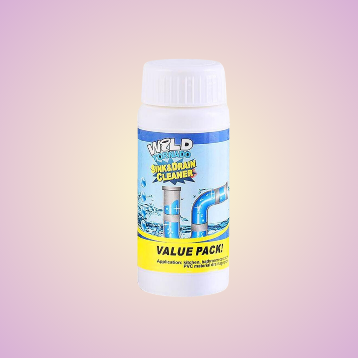 Wild Tornado Sink & Drain Cleaner 110g Clogged Remover Drainage Sink ...