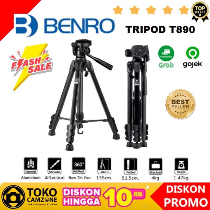 Benro T890 Lightweight Tripod | Lazada Indonesia