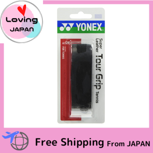 YONEX Tennis Grip Tape Synthetic Leather Excel Core Grip AC126 Black ...