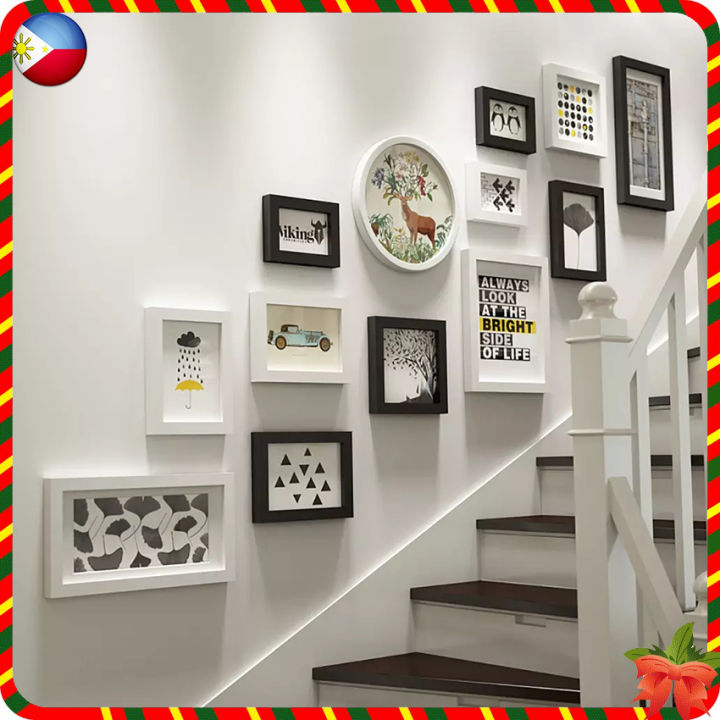 13pcs/Set Picture Frame Wall Decor Combination with Pictures,Easy ...