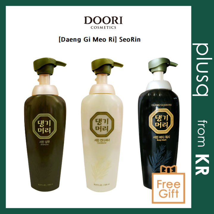 [Daeng Gi Meo Ri] SeoRin Scalp Care Shampoo.Conditioner.Body Cleanser 500ml / from korea / plusq ...