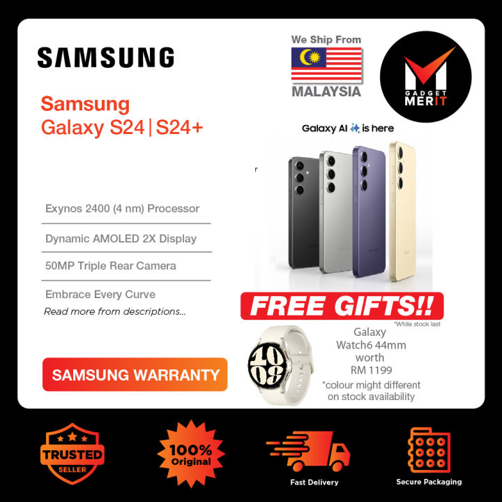 Samsung Galaxy S24 Series Smartphone | Exynos 2400 Processor | 6.2 ...