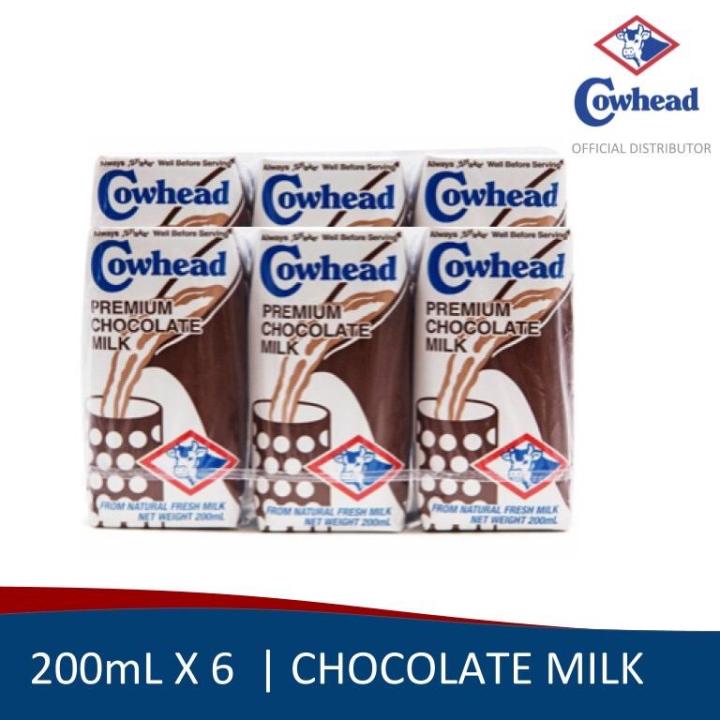 Cowhead Chocolate Milk 200mL (Pack of 6) | Lazada PH