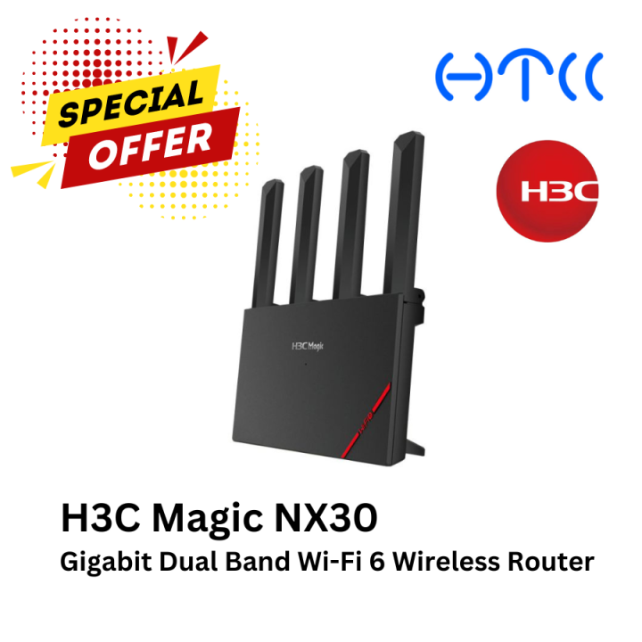 H3C Magic NX30 Dual-band 3000Mbps Wi-Fi6 Router | Lazada.co.th