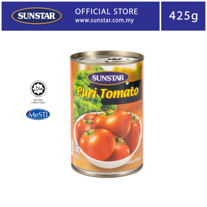 SUNSTAR Tomato Puree / Puri Tomato (425g) | Lazada