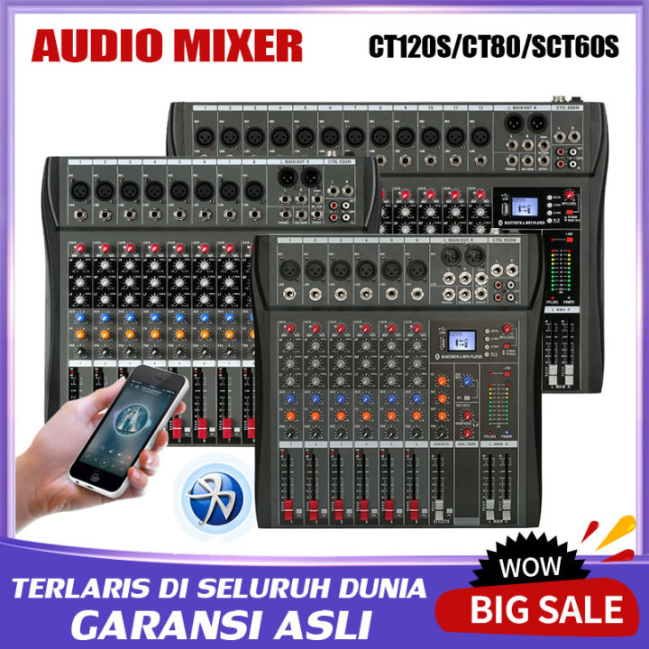 Mixer profesional CT60S/CT80S/CT120S Built-in 99DSP effector 6/8/12 ...