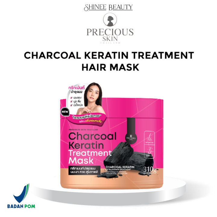 Precious Skin Thailand Charcol Keratin Treatment Mask 310g / keratin ...