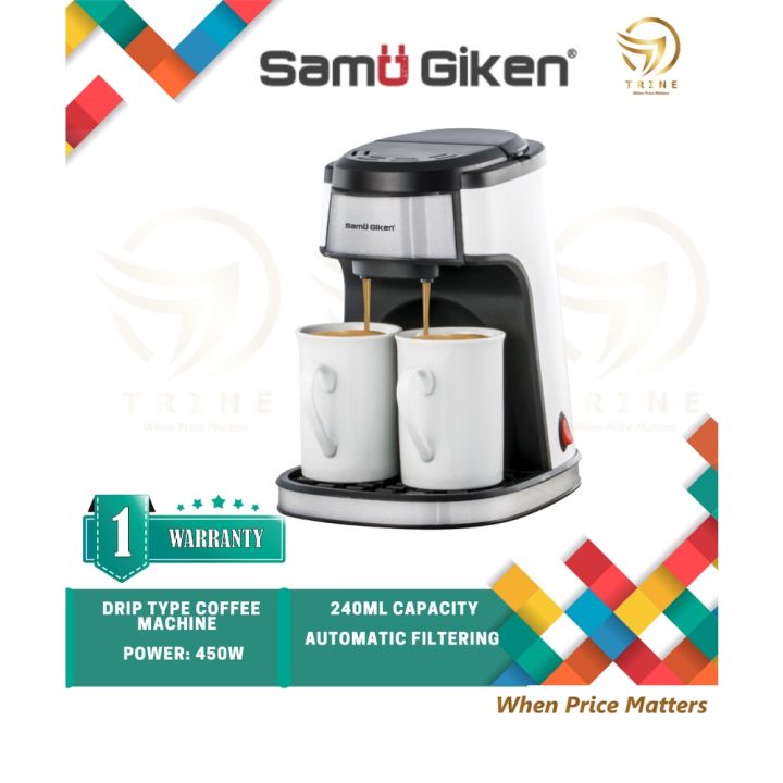 Samu Giken Drip Coffee Maker, Coffee Machine, Model: CM10WT | Lazada