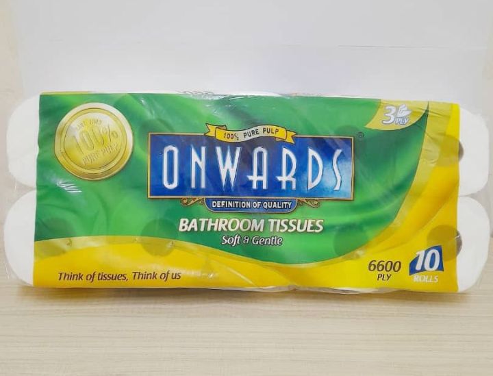 ONWARDS BATHROOM TISSUE 6600 PLY X 10 ROLLS | Lazada