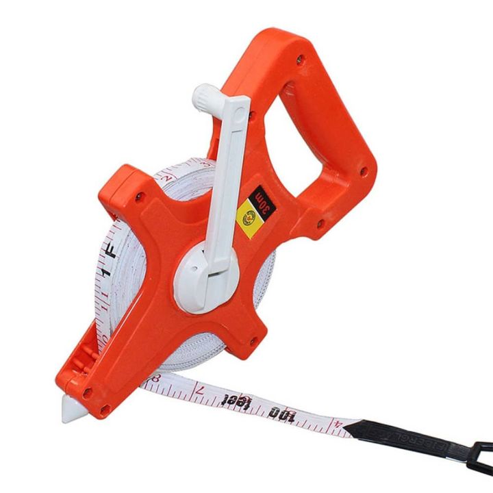 Tape Measure Reel Fiberglass Meter 50m,100m Inch Metric Scale For ...