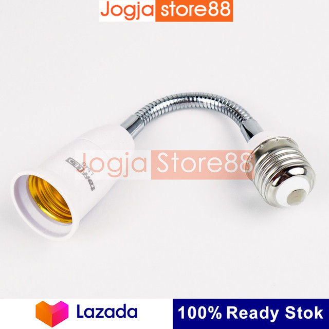 Adapter Socket Bohlam | E27 ke E27 Aluminum Material Leher Ektension ...