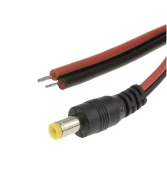 สาย DC Power JACK ตัวผู้ แพ็ค 4 เส้น DC power line connector red black ...