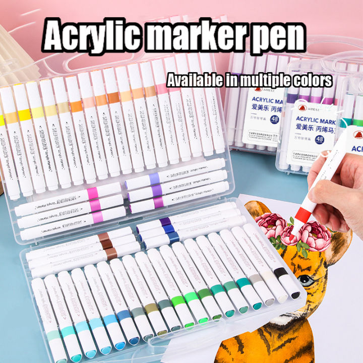 Acrylic Marker Pen - Acrylic Paint Drawing Colouring Painting Art ...