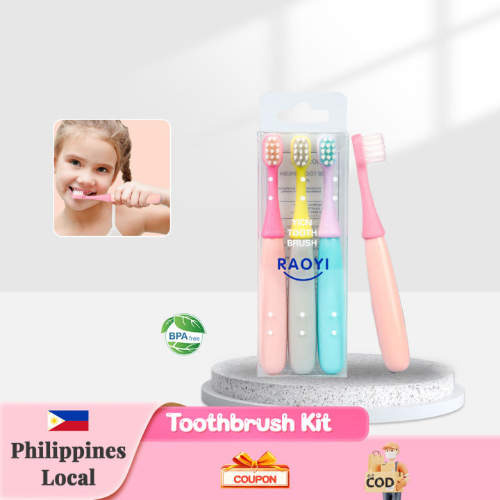Halobaby toothbrush for kids Soft-bristled Toothbrush 2-6 Years Old kid ...