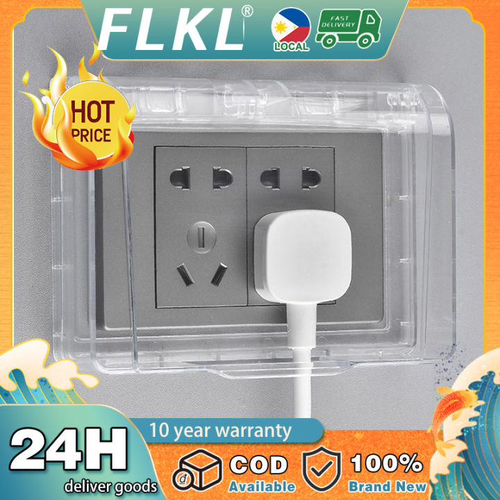 FLKL Switch Socket Waterproof Box Cover Balcony Outdoor Waterproof And ...