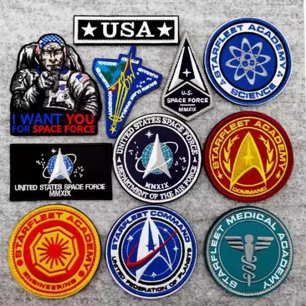 Original original Star Trek embroidered Velcro patch USA US Space Force ...