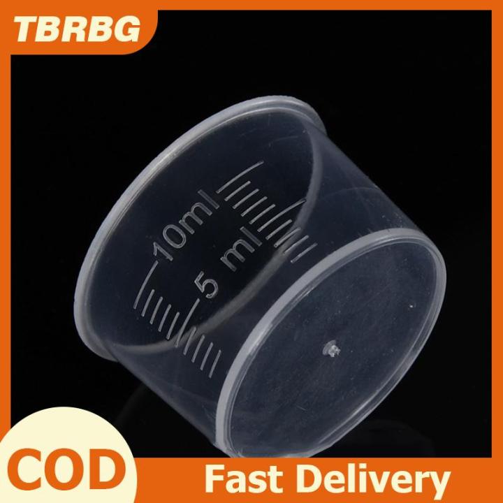TBRBG 20 cái 10ml đo cup rõ ràng dùng một lần chất lỏng thể tích đo ...