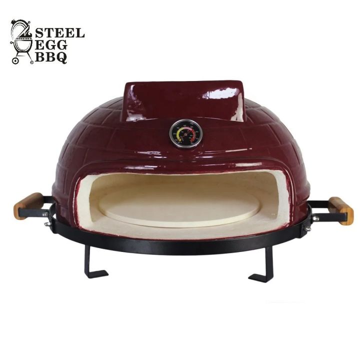 SEB Kamado Pizza Oven Baking Ceramic With Stainless Steel Tools Color ...