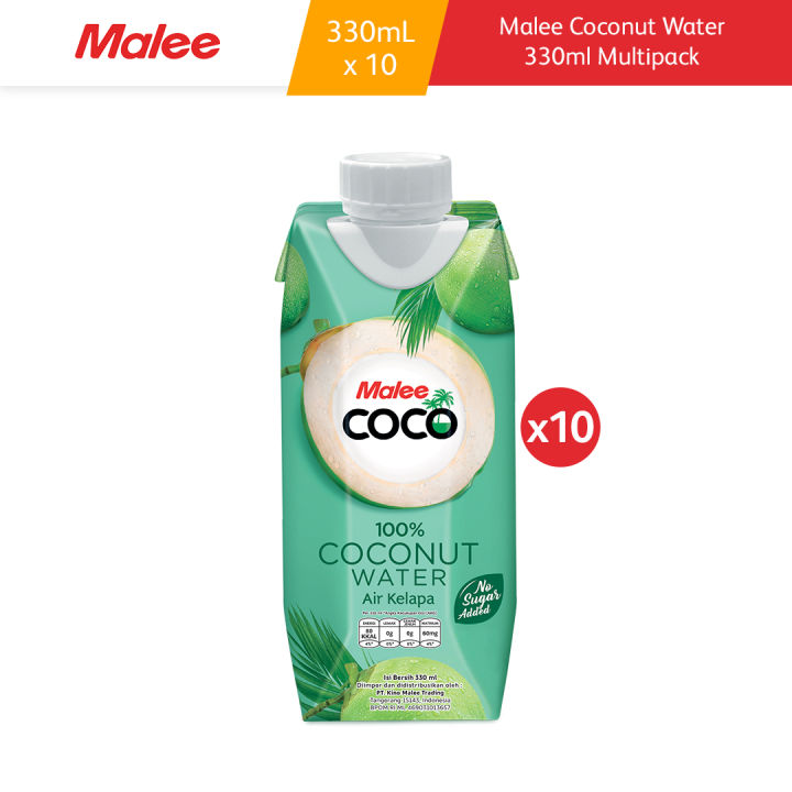 Malee Coconut Water 330ml Multipack | Lazada Indonesia