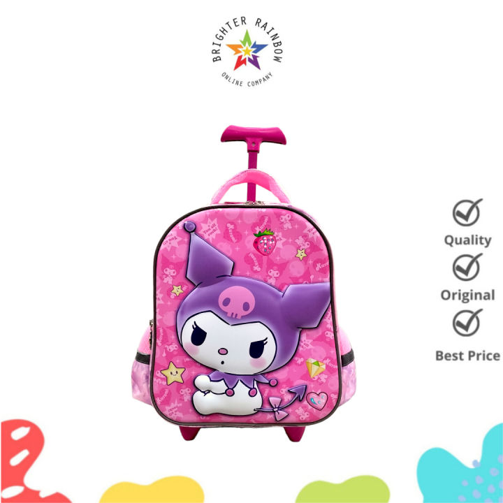 Ransel Trolly Powa 282013-2 Tas Sekolah Anak PAUD Karakter Kuromi dan Melody | Lazada Indonesia