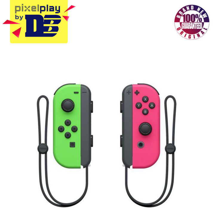 Nintendo Switch Joy-Con Controllers Neon Green/Neon Pink (L/R) MDE ...