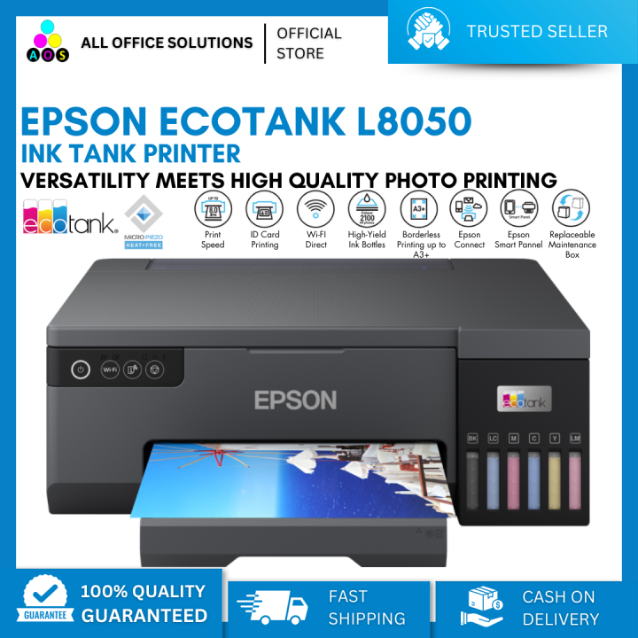 Epson EcoTank L8050 Ink Tank Printer (Replace of Epson L805 Printer ...