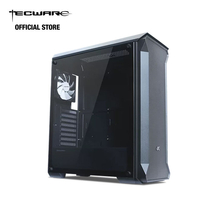 TECWARE ALPHA TG ATX GAMING CASE | Lazada
