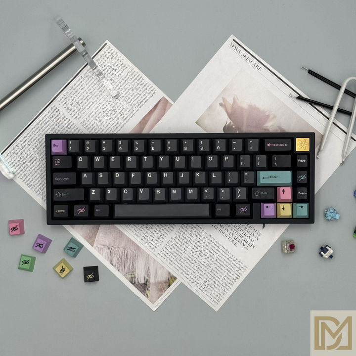 Dracula Keycap PBT Dye Sub Cherry RGB CMYK Grey Keycaps 136pcs Fit All ...