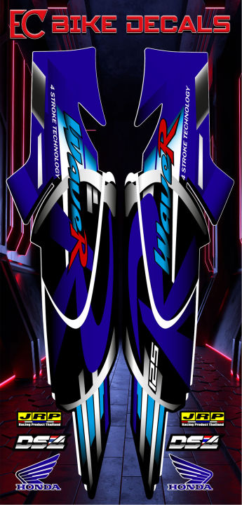 Honda Wave R125 Motorcycle Decals | Lazada PH