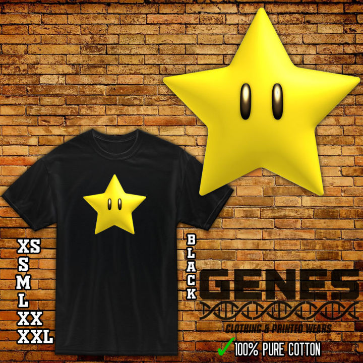 Star Mario Logo Nintendo Super Mario Luigi Brothers Classic Arcade Game ...