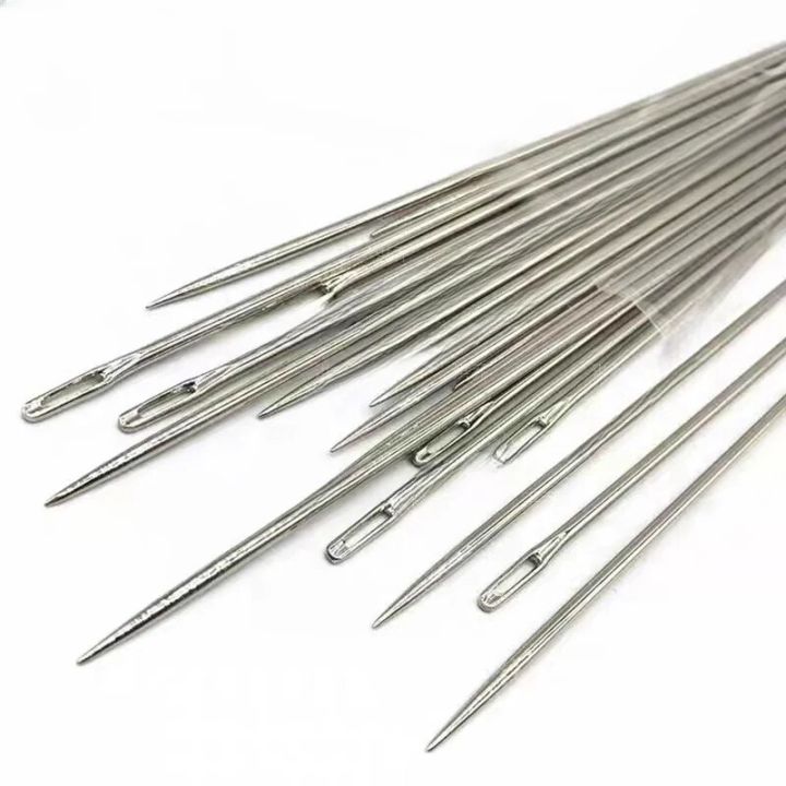 5pcs thick 1.6mm long 7.5-17.5cm steel needle financial document ...